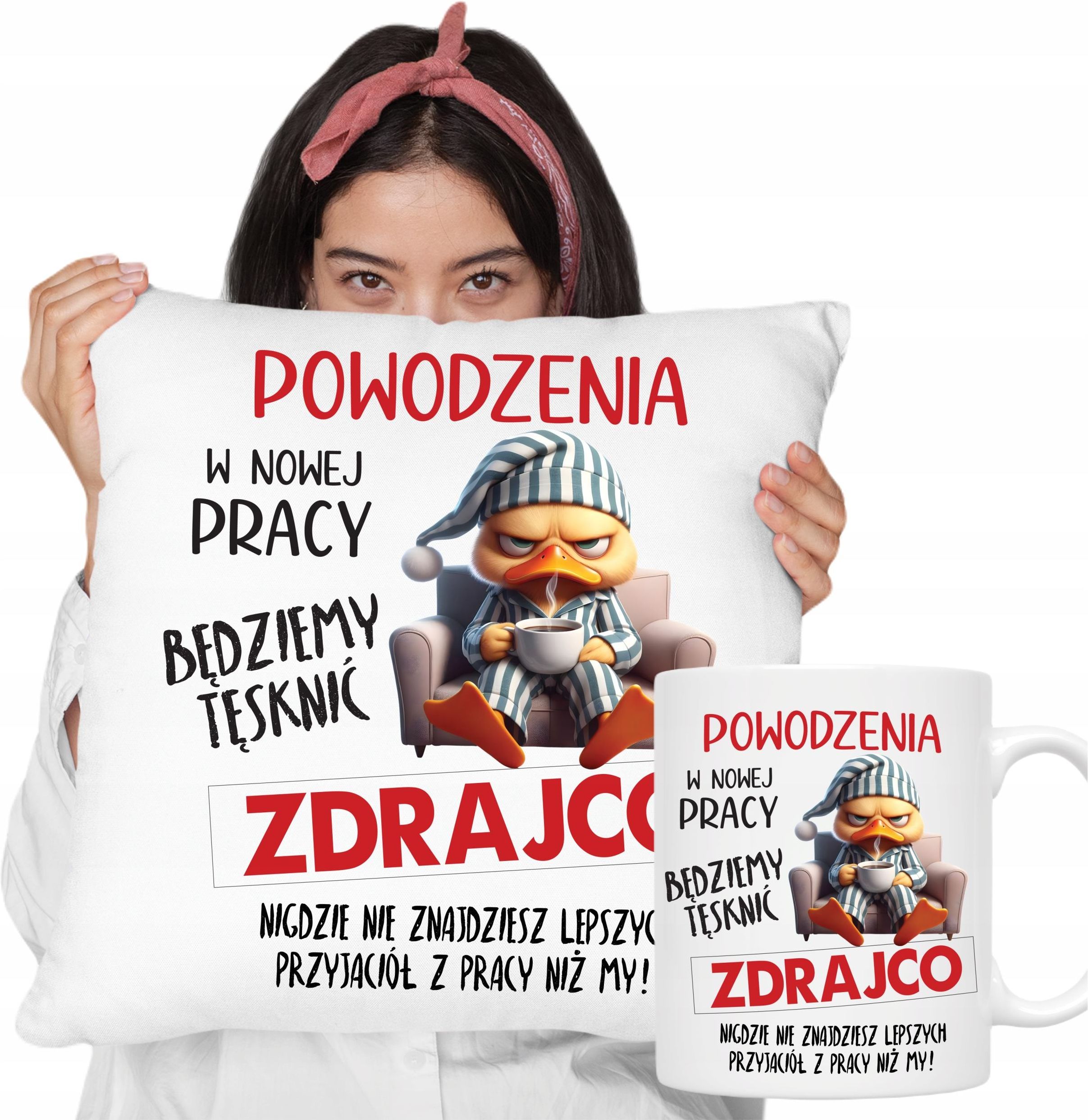 Woodman Kubek Poduszka Pożegnanie Z Pracy Odejście Kaczor Zdrajca ...
