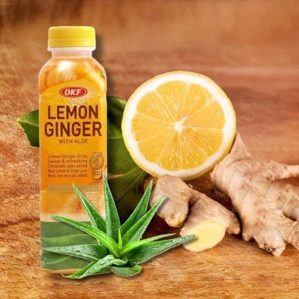 OKF Lemon Ginger koreański napój aloesowy cytryna-imbir 500ml - Ceny i ...