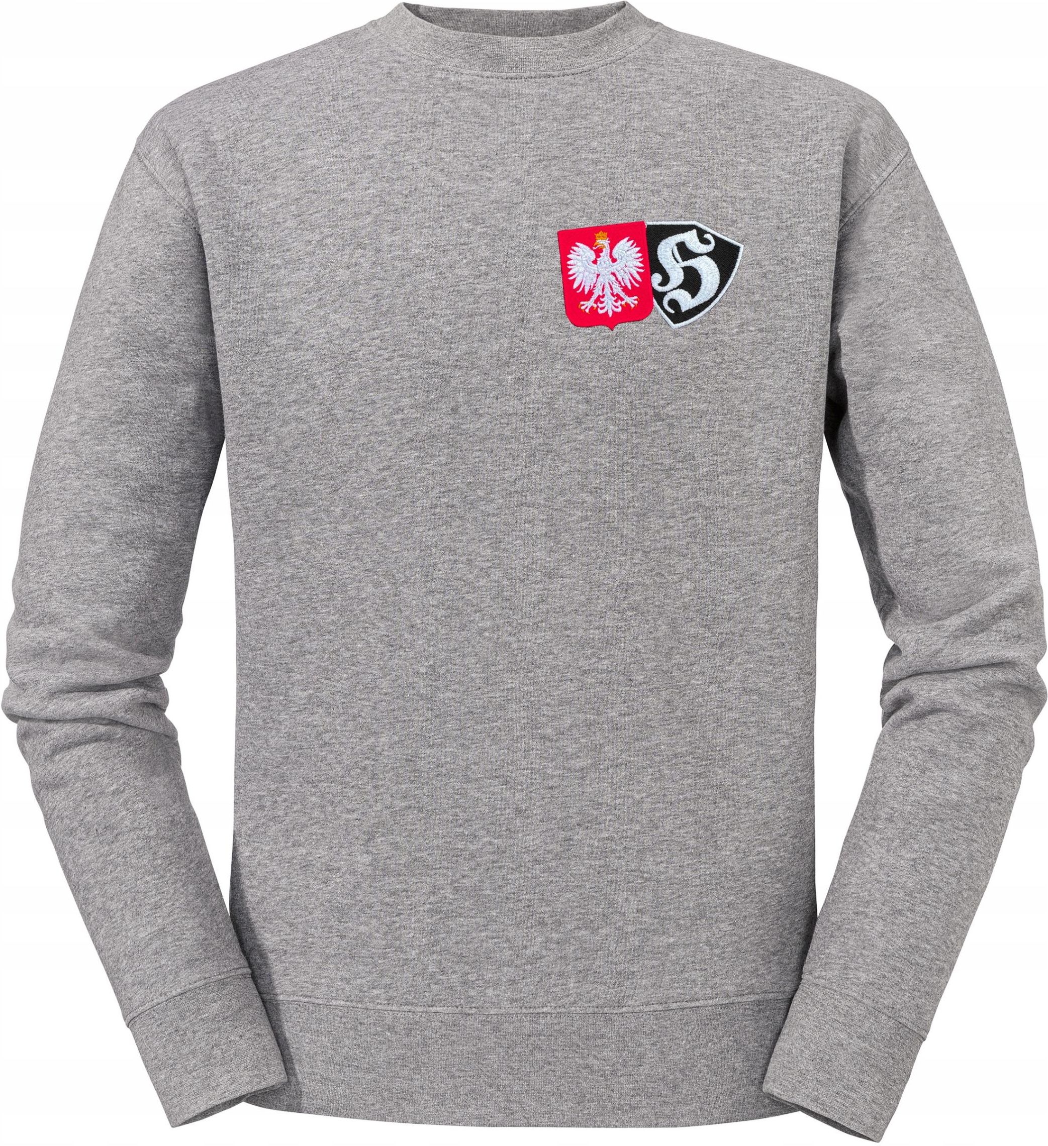 Bluza Russell Poland Hooligans haft Polska stojka bez kaptura ultras XL ...