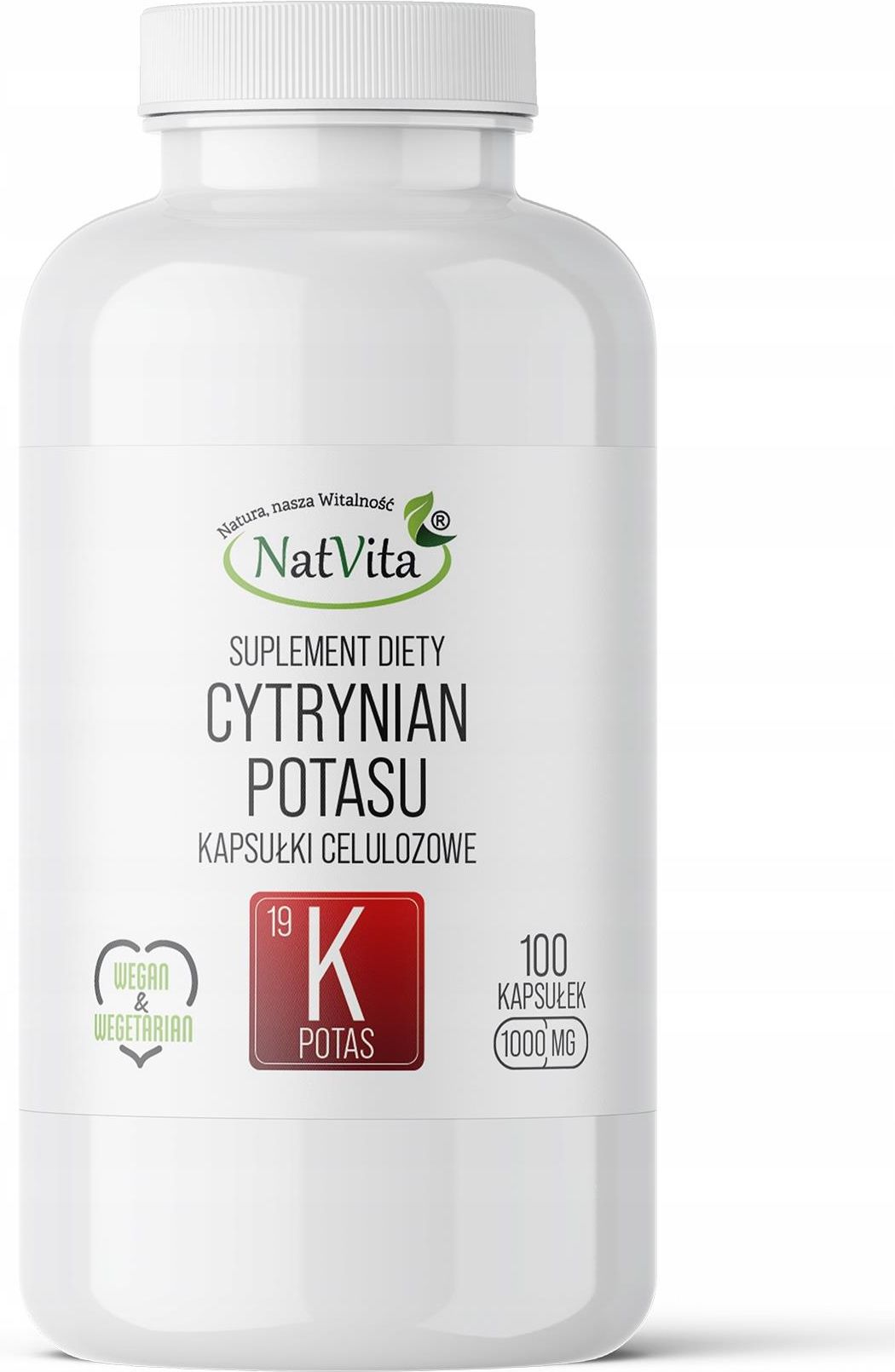 Natvita Cytrynian Potasu 1000mg 100Kaps. - Opinie i ceny na Ceneo.pl