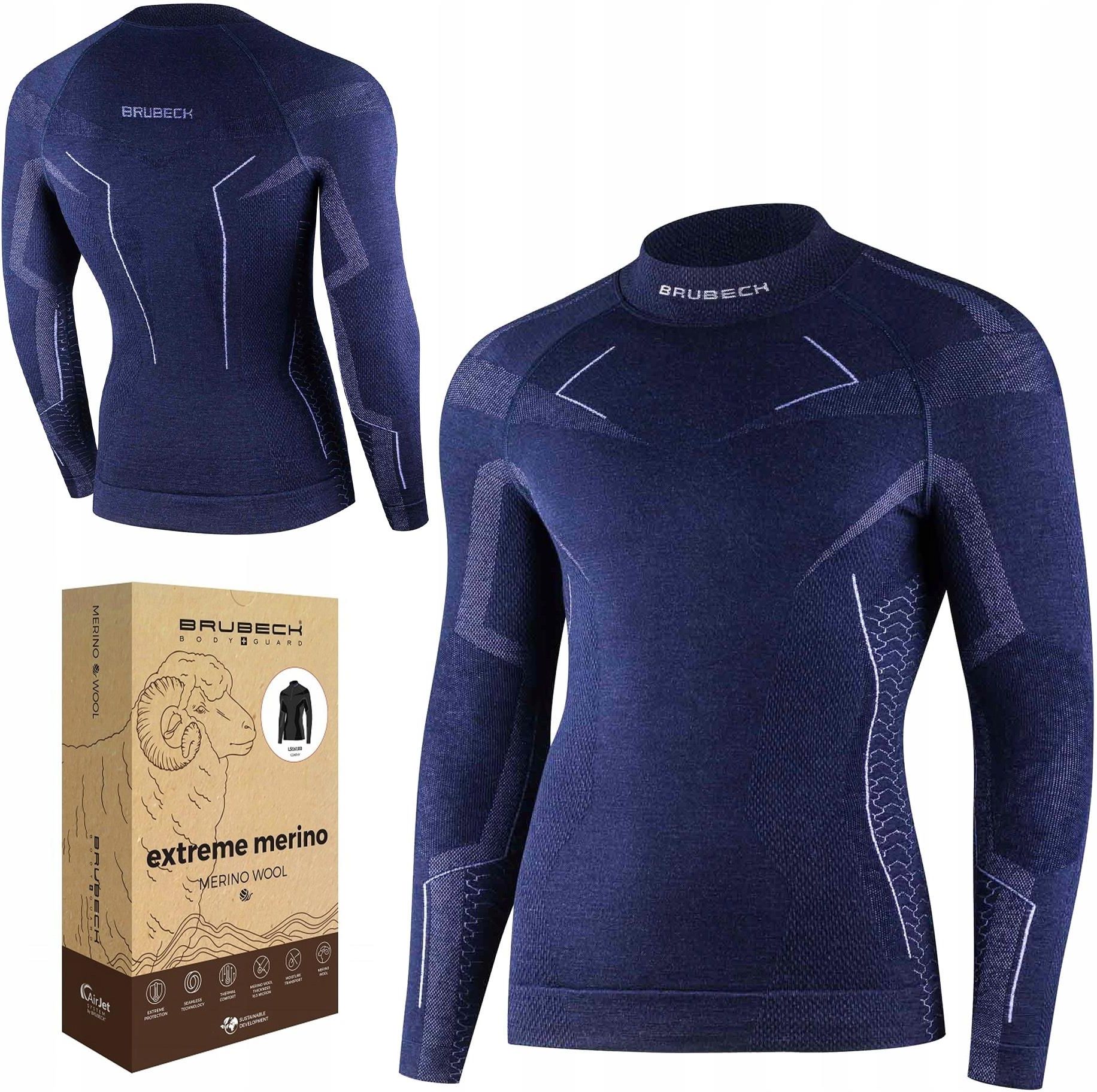 Brubeck Bluza Termoaktywna Wełniana Extreme Merino Wełna Merynosa M ...