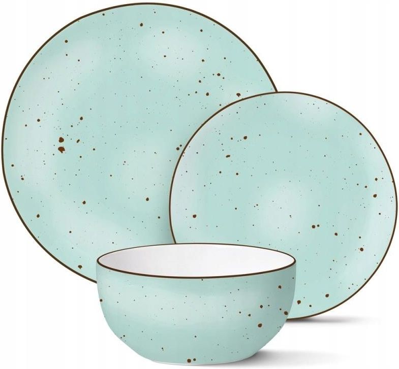 Mg Home Zestaw Obiadowy Z Porcelany Gemma Green 12 El 4 Os - Opinie i ...