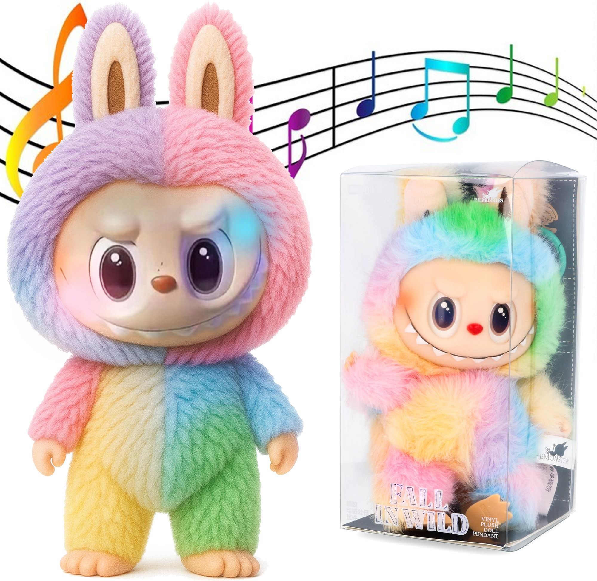 Pop Mart Maskotka Brelok Labubu Interaktywna Śpiewająca Grająca La Bubu ...