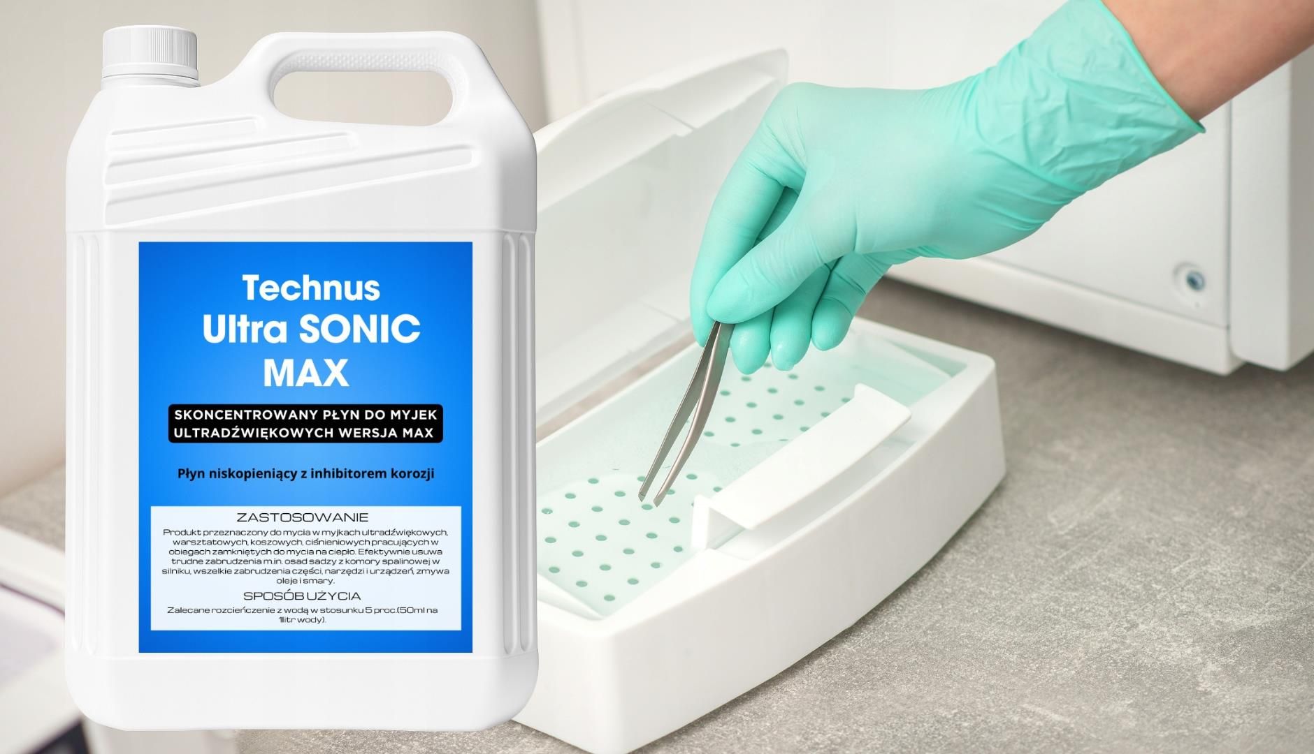 Technus Koncentrat Płyn Do Myjki Ultradźwiękowej Ultra Sonic Max 5L ...