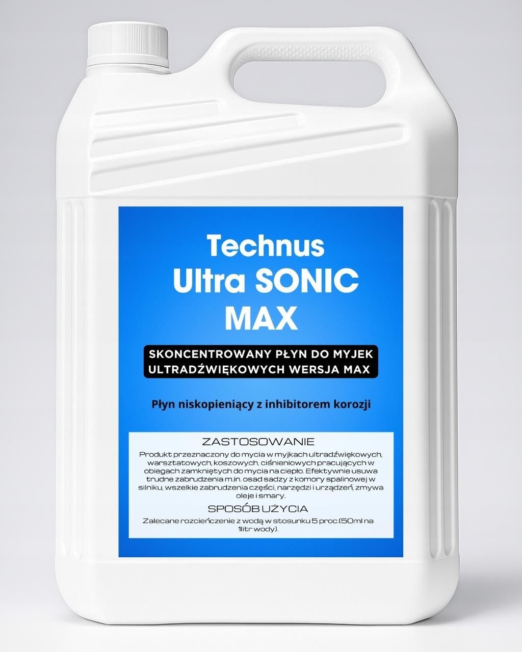 Technus Koncentrat Płyn Do Myjki Ultradźwiękowej Ultra Sonic Max 5L ...