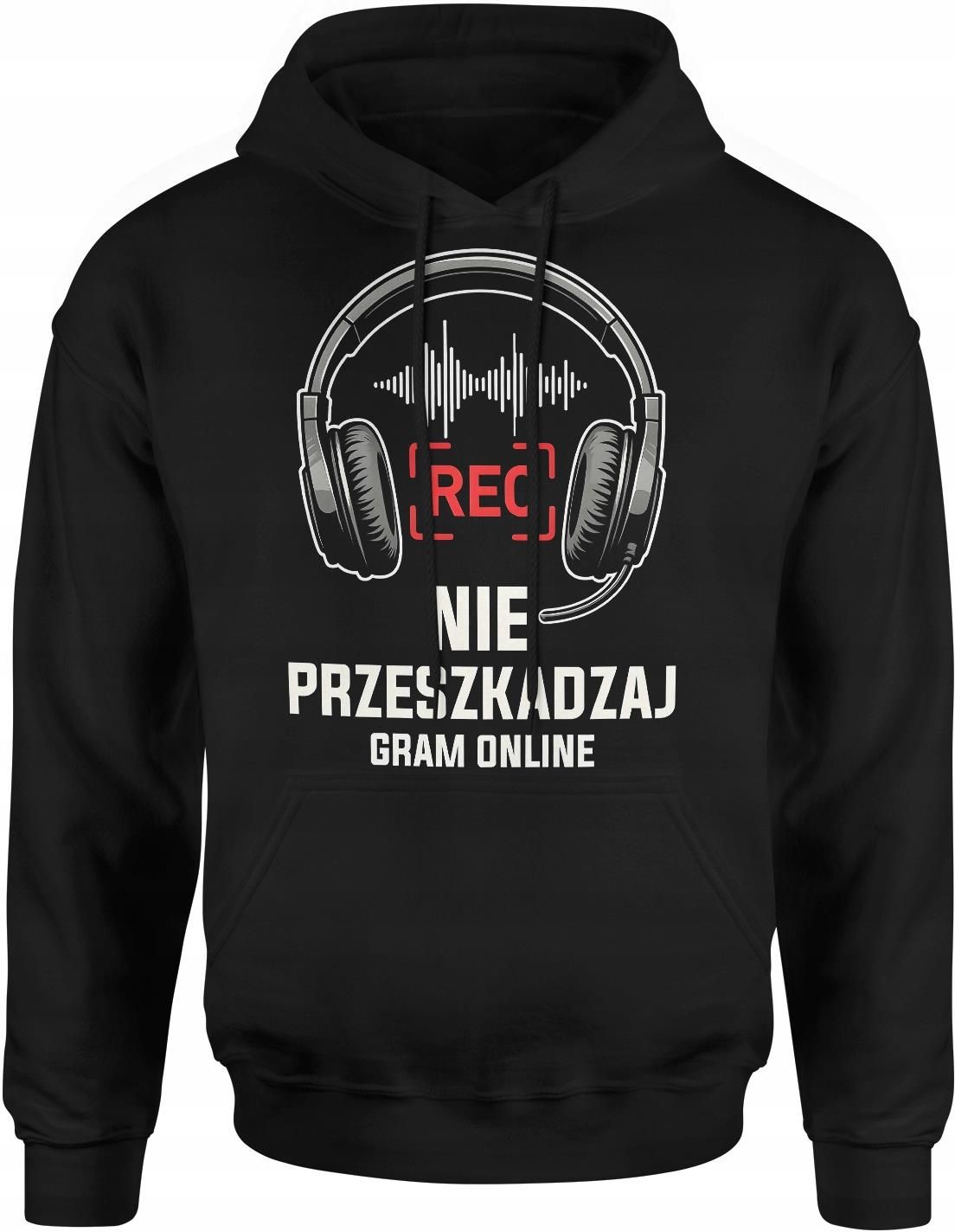 Bluza Męska Nie Przeszkadzaj Gram Nadruk Gamer Gracz Śmieszna XL - Ceny ...