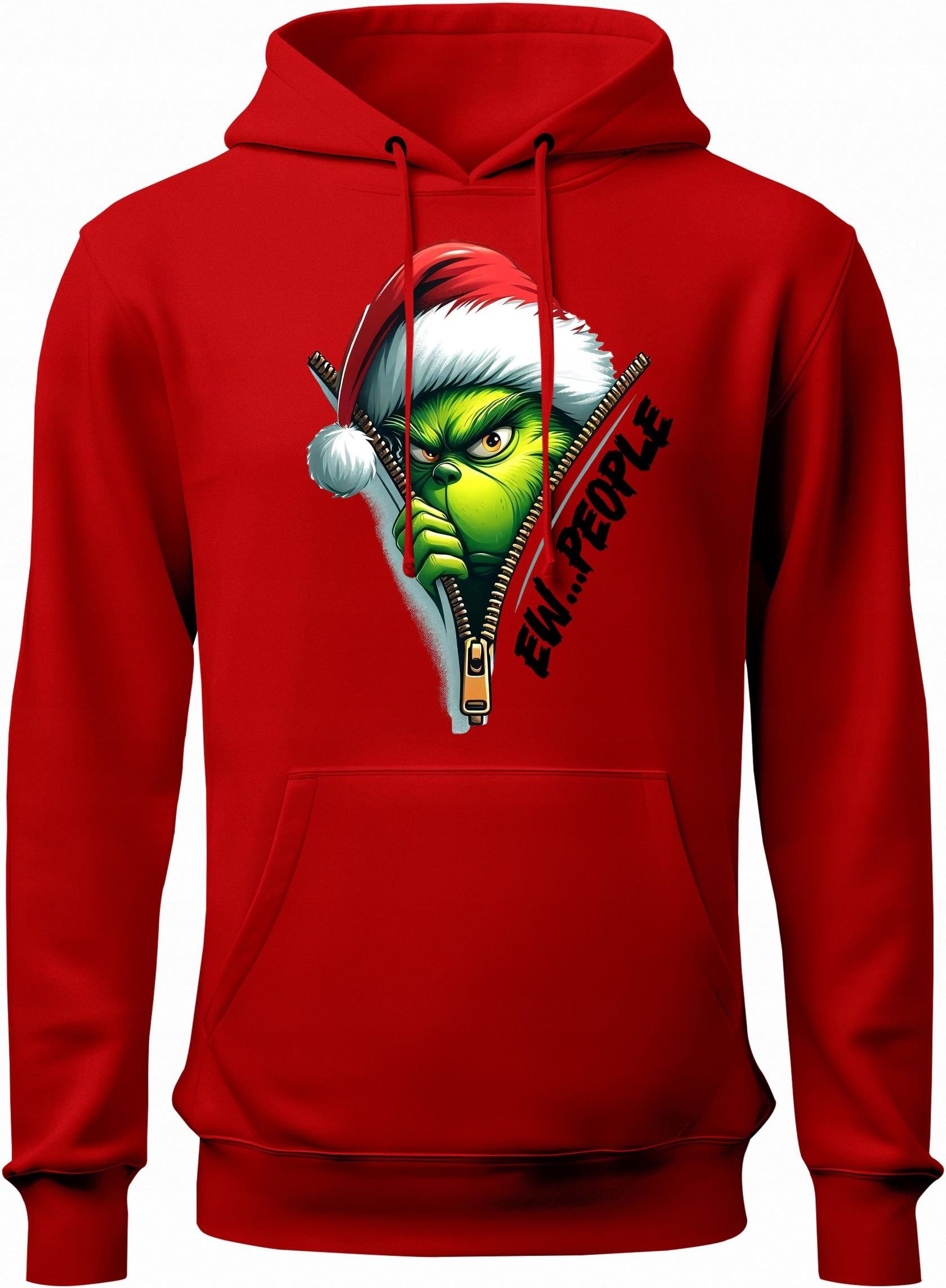 Bluza Męska Świąteczna Grinch Eww People Pod Choinkę Kangurek - Ceny i ...