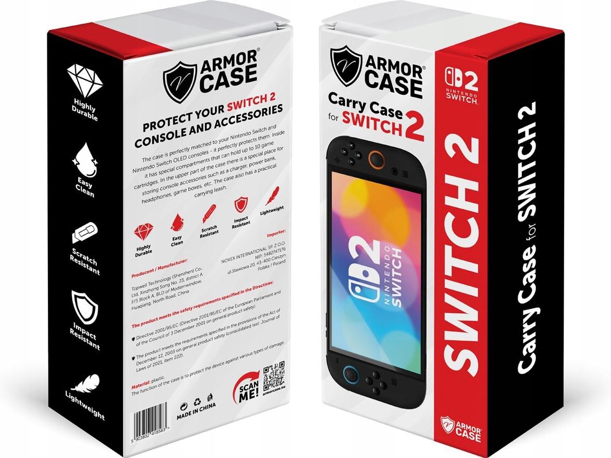 Armorcase Etui Do Konsoli Nintendo Switch 2 Czarne E1702 - Ceny i ...