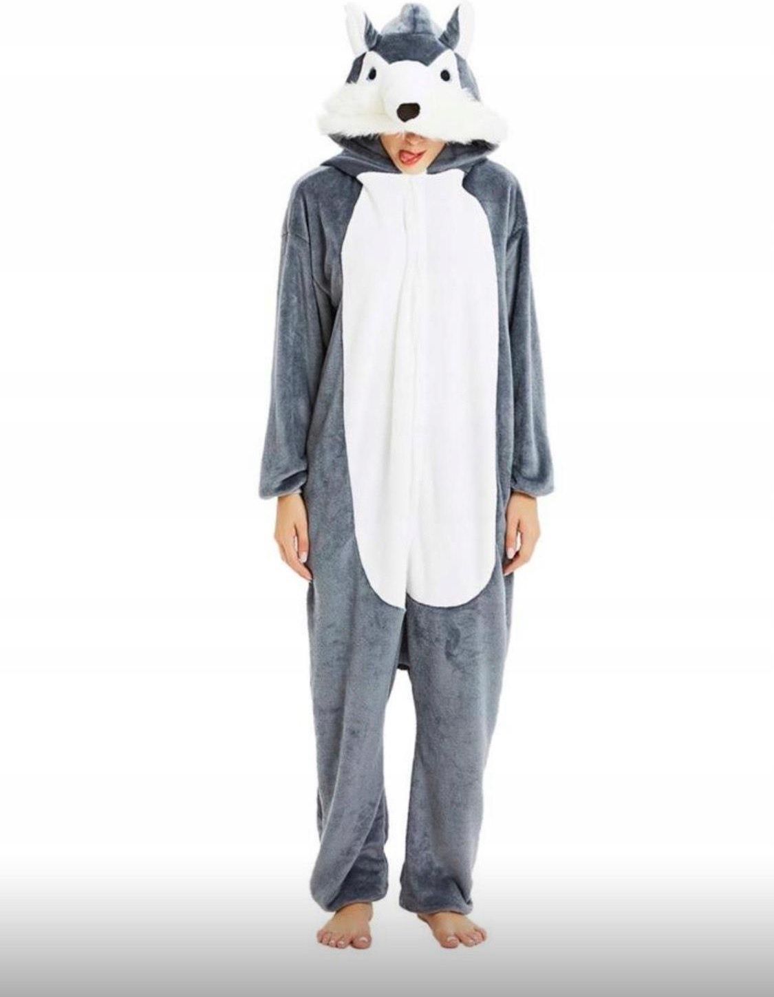 Pies Piesek Piżama Kombinezon Przebranie Strój Kigurumi Husky M - Ceny ...