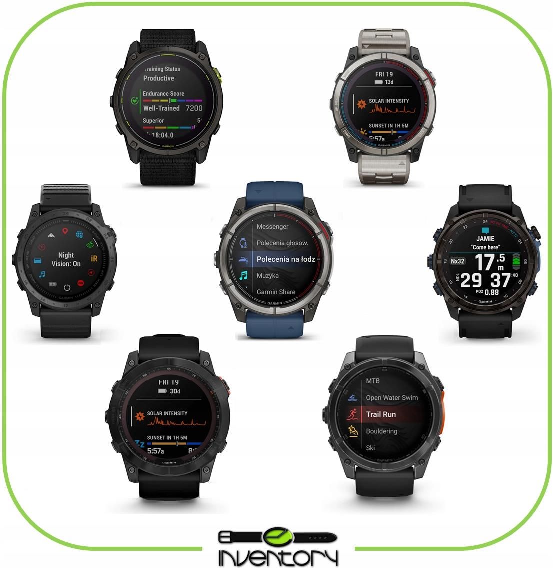 E-Inventory Pasek Quickfit Do Garmin Fenix 3 5X 6X 7X 8 51mm Pro Solar ...