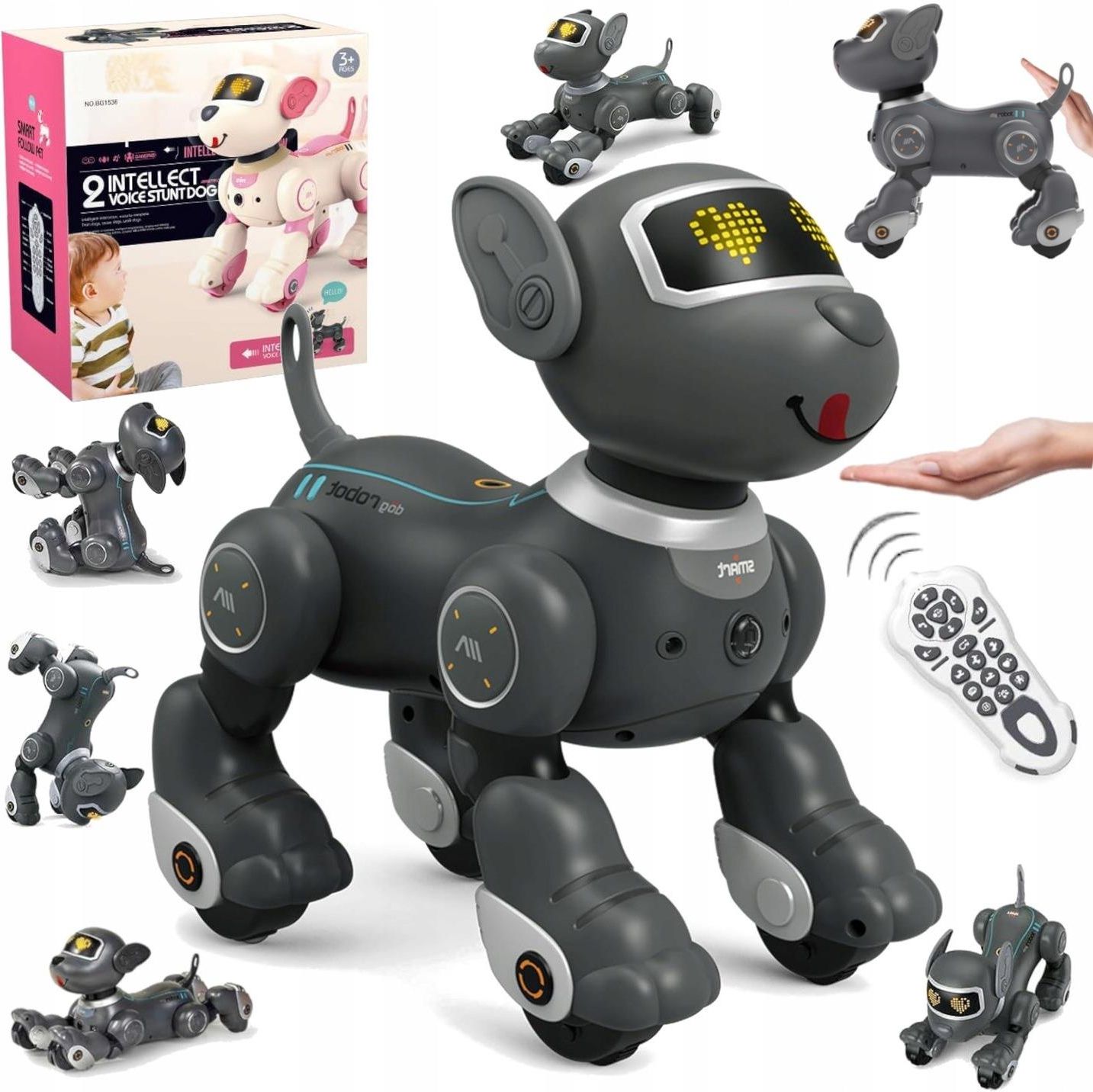 Robot Interaktywny Robo Pies Piesek Zdalnie Sterowany Głosem Pilot ...