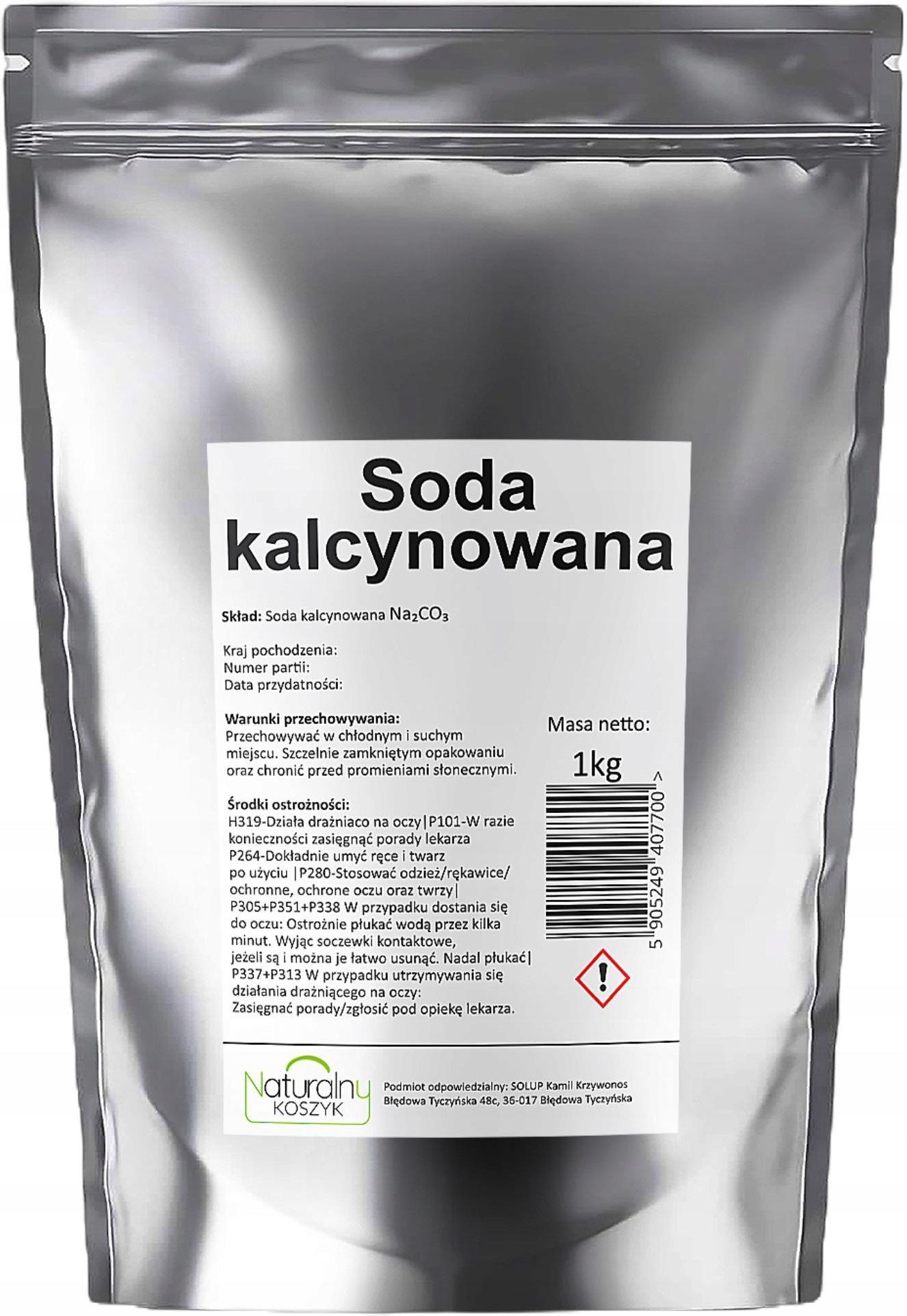 Solup Soda Kalcynowana 1kg Naturalny Uniwersalny Środek Czystości I ...