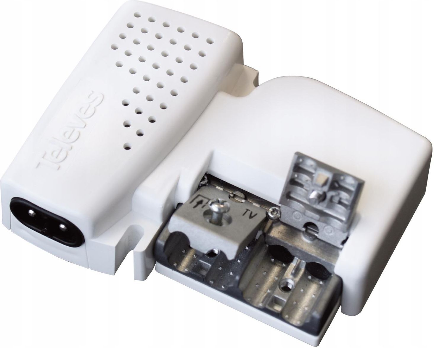 Wzmacmiacz audio Televes Wzmacniacz Antenowy Tv DVB-T2 Rozgałęźnik 1/ 3 ...