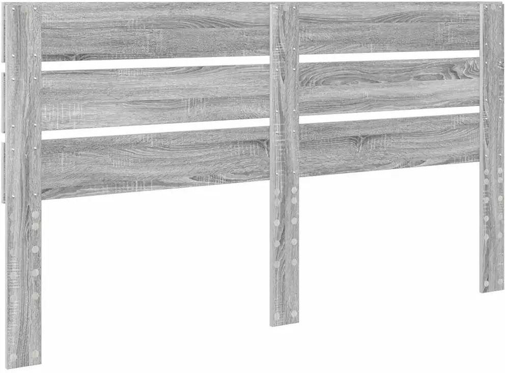 VidaXL Zagłówek Szary Sonoma 160 cm Materiał drewnopochodny (887526 ...