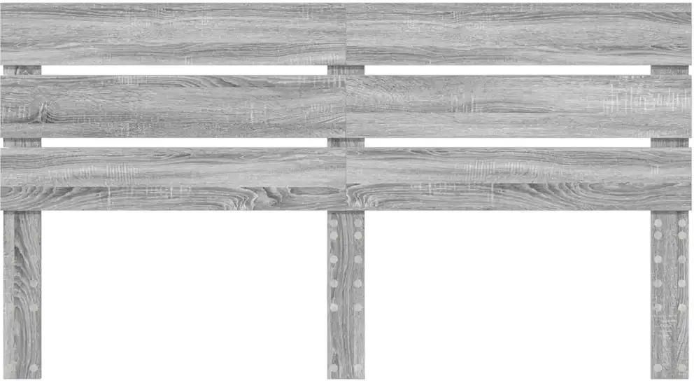 VidaXL Zagłówek Szary Sonoma 160 cm Materiał drewnopochodny (887526 ...