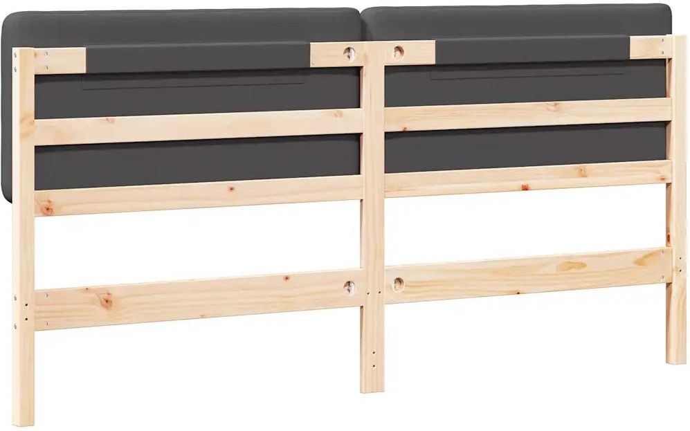 VidaXL Tapicerowane wezgłowie Brązowy i ciemnoszary 180 cm (880054 ...