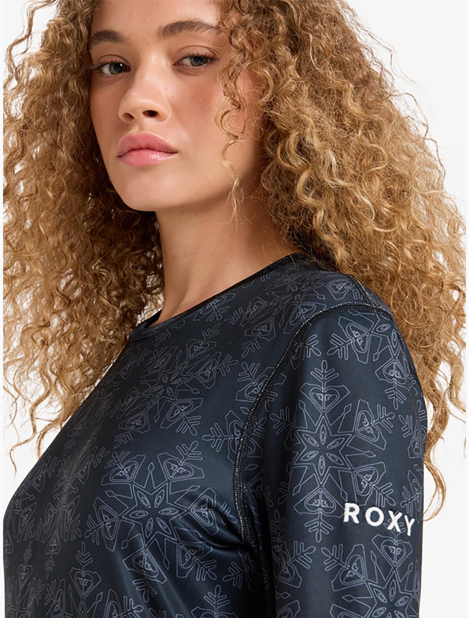 Roxy Longsleeve Termoaktywny Damski Daybreak Brushed True Black/Snowflakes - Ceny i opinie ...