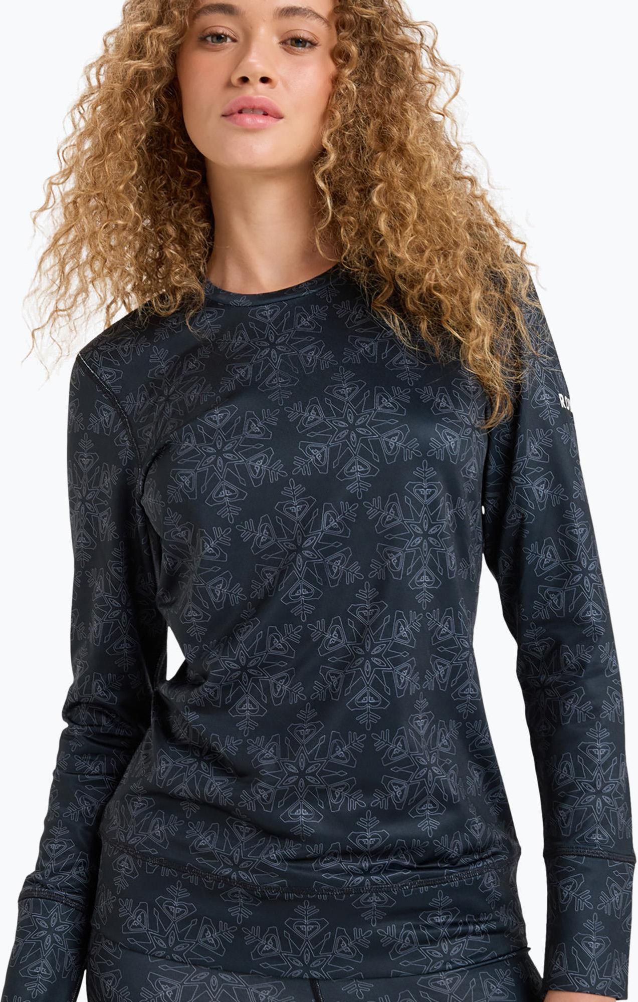Roxy Longsleeve Termoaktywny Damski Daybreak Brushed True Black/Snowflakes - Ceny i opinie ...