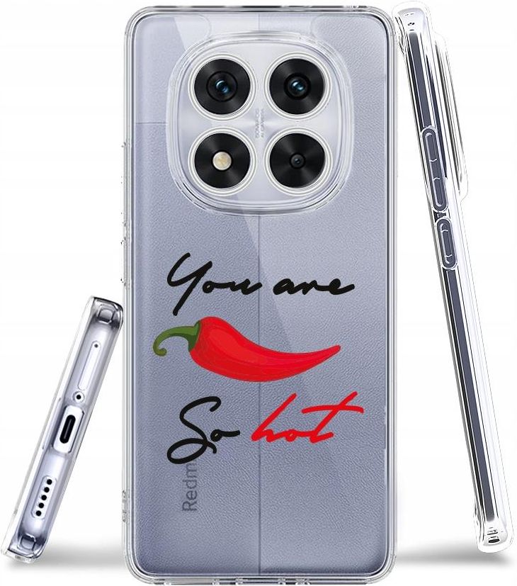 Etui Do Xiaomi Redmi Note 14 4G Przeźroczyste Papryczka Chilli - Etui ...