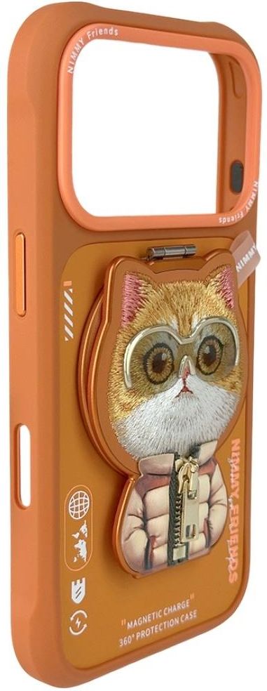 Etui Nimmy Cool&Cute 2.0 Cat Do Iphone 17 Pro Z Magnetyczną Zawieszką ...