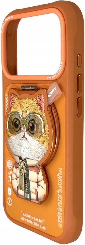 Etui Nimmy Cool&Cute 2.0 Cat Do Iphone 17 Pro Z Magnetyczną Zawieszką ...