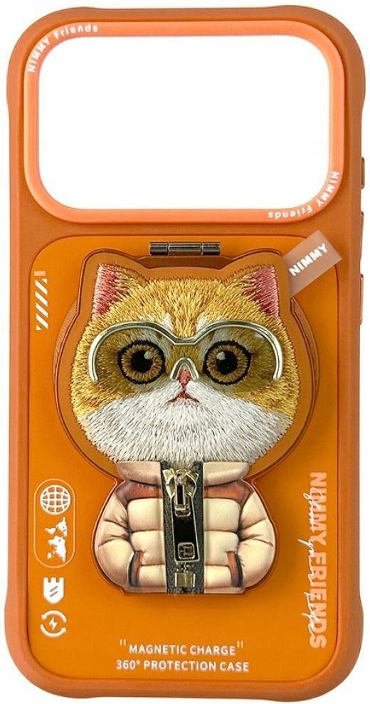 Etui Nimmy Cool&Cute 2.0 Cat Do Iphone 17 Pro Z Magnetyczną Zawieszką ...