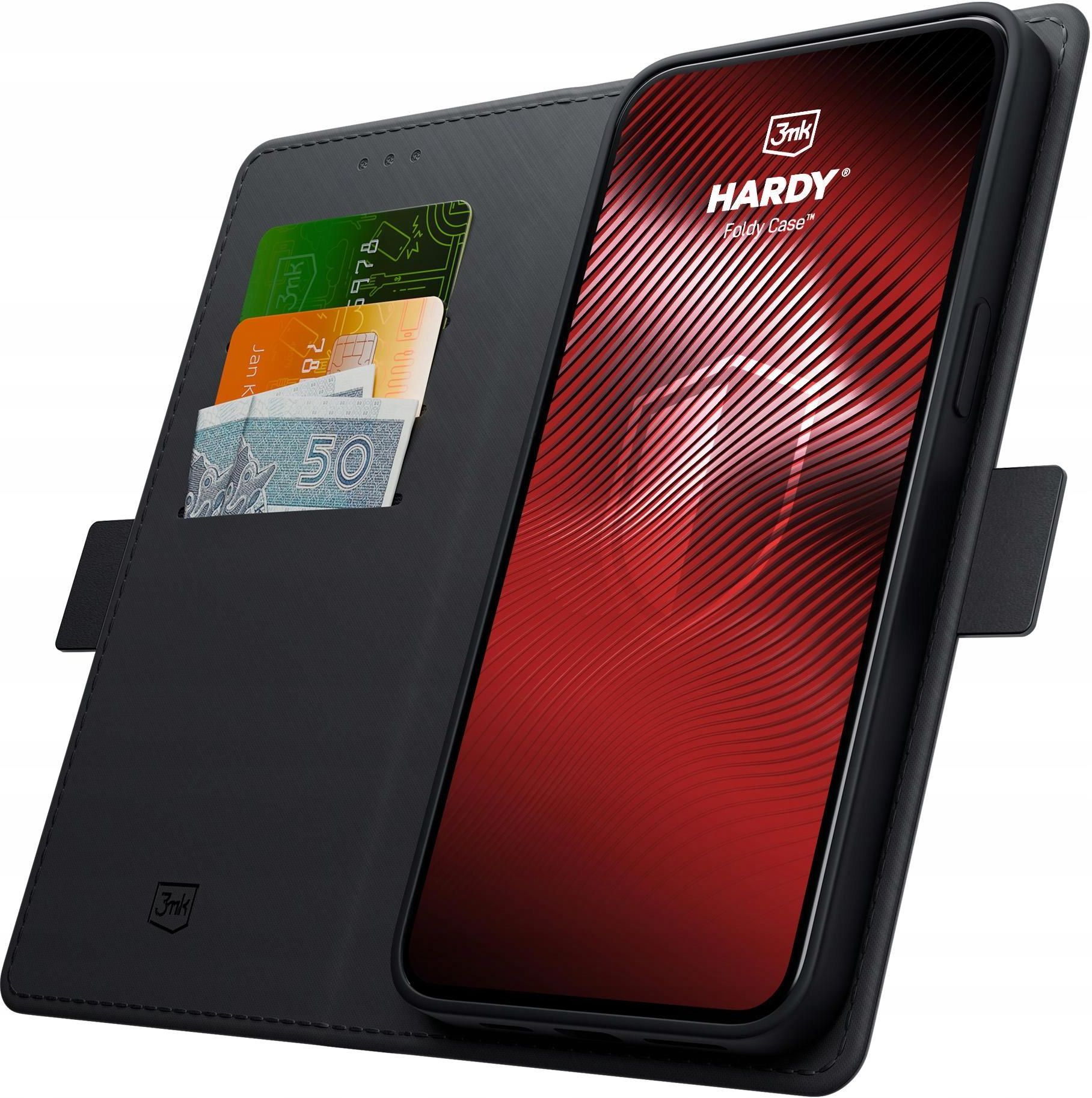 3Mk Czarne Etui Z Klapką Cover Plecki Na Apple Iphone Air Hardy Foldy ...