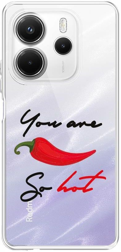 Etui Do Xiaomi Redmi Note 14 5G Przeźroczyste Papryczka Chilli - Etui ...