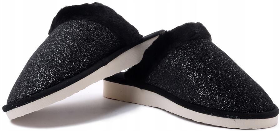 Kapcie damskie Meteor 105 Brokat czarny r38 - Ceny i opinie - Ceneo.pl