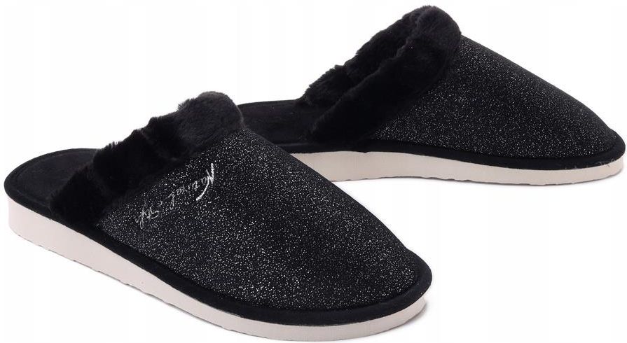 Kapcie damskie Meteor 105 Brokat czarny r38 - Ceny i opinie - Ceneo.pl