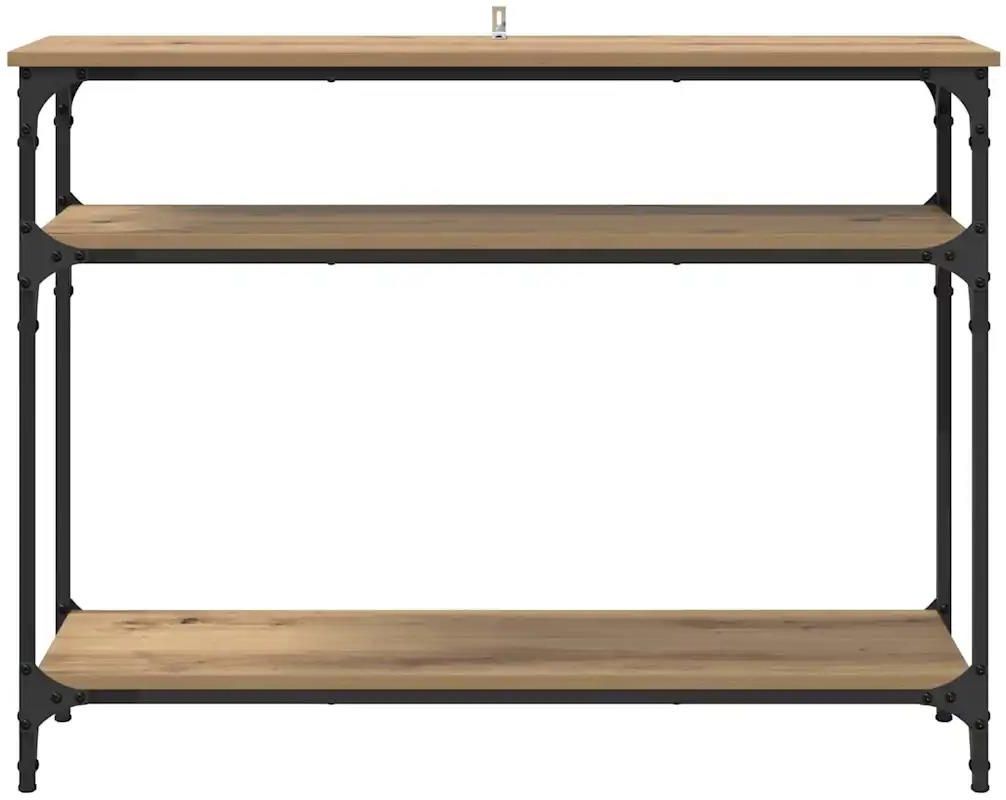 VidaXL Konsola Z Półką Dąb Rzemieślniczy 100x29x75cm (882200) - Opinie ...