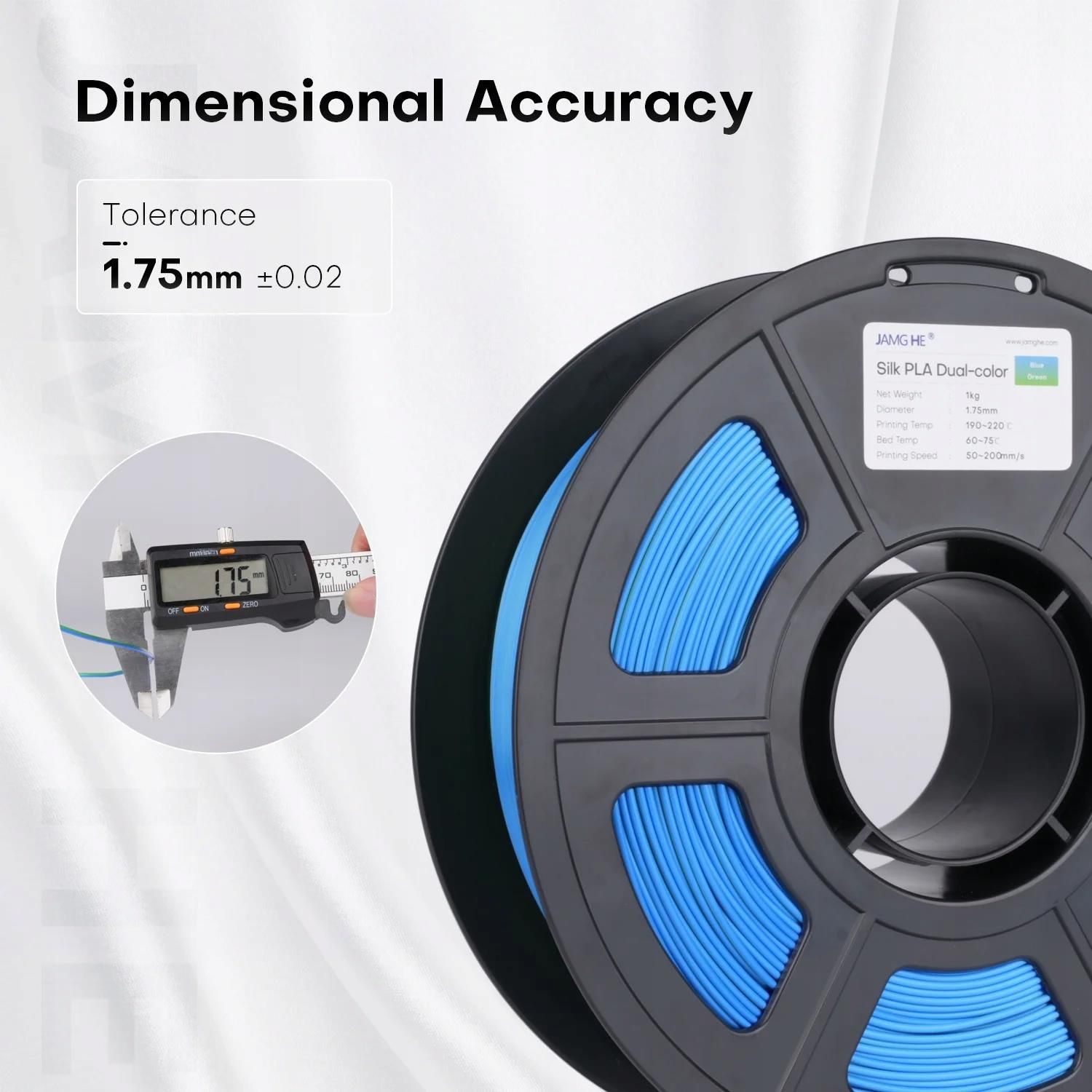 Filament Jamghe Filament Silk Pla Dwukolorowy Srebrno-Niebieski ...