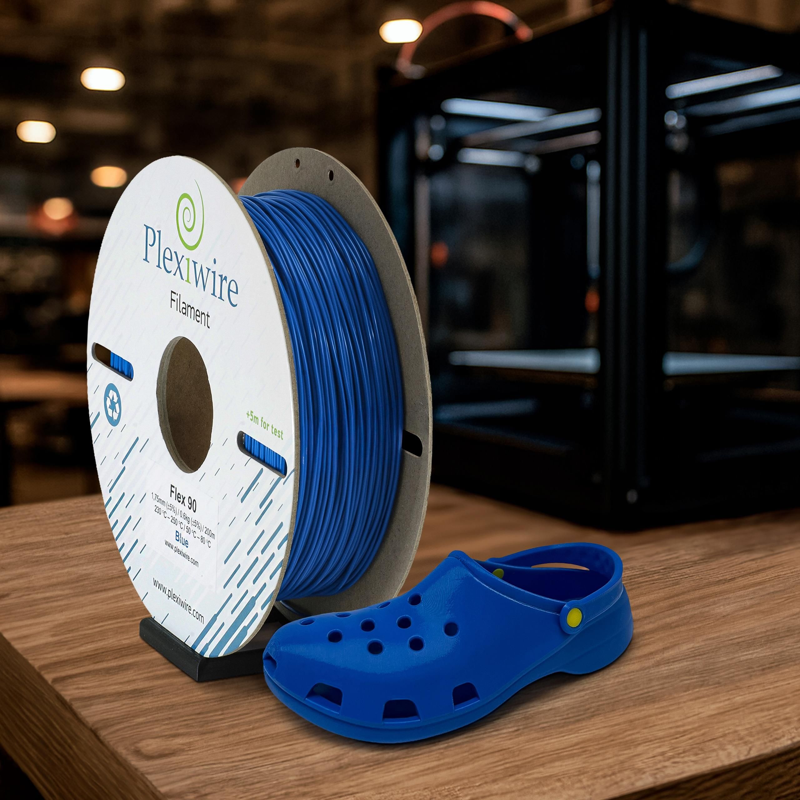 Filament Plexiwire Filament Tpu Flex90A 1.75mm Niebieski – Elastyczny ...