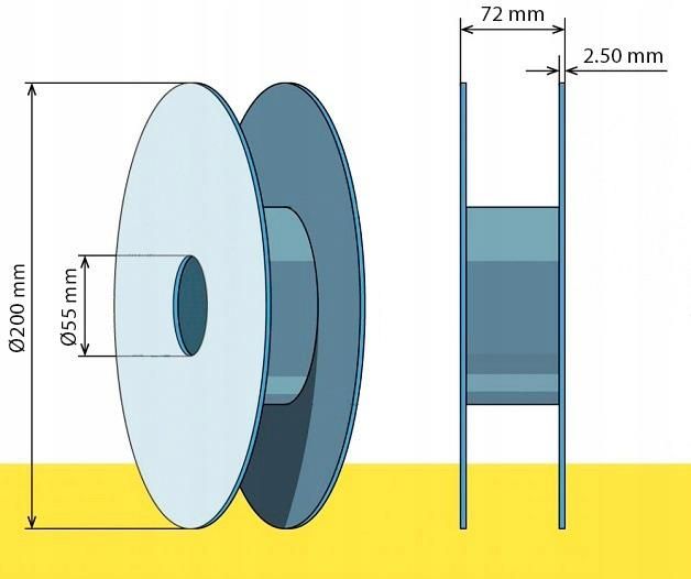 Filament Plexiwire Filament Tpu Flex90A 1.75mm Niebieski – Elastyczny ...