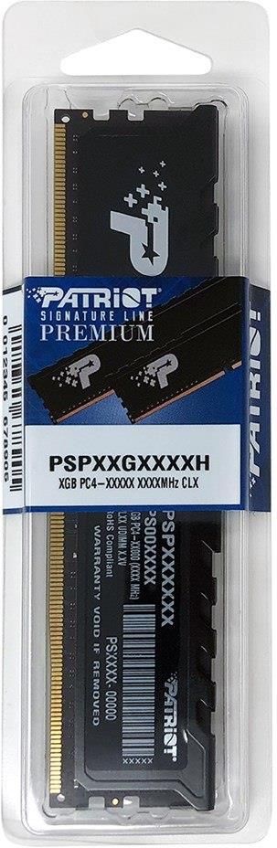 Pamięć RAM Patriot Premium Black DDR4 16GB 3200MHz CL22 (PSP416G3200H1 ...