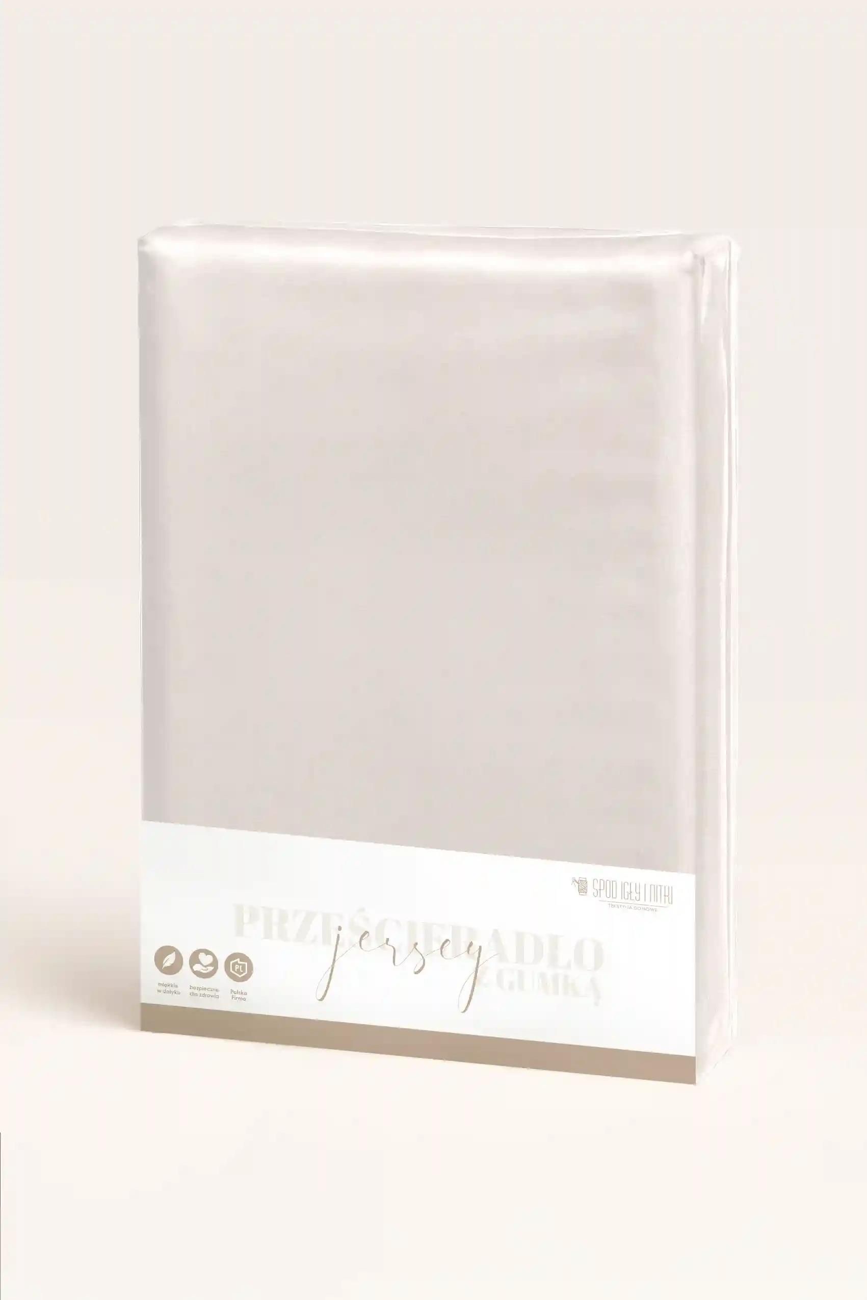 Spod Igły I Nitki Jasny Beż Prześcieradło Jersey Z Gumką 200X200 + 30Cm ...