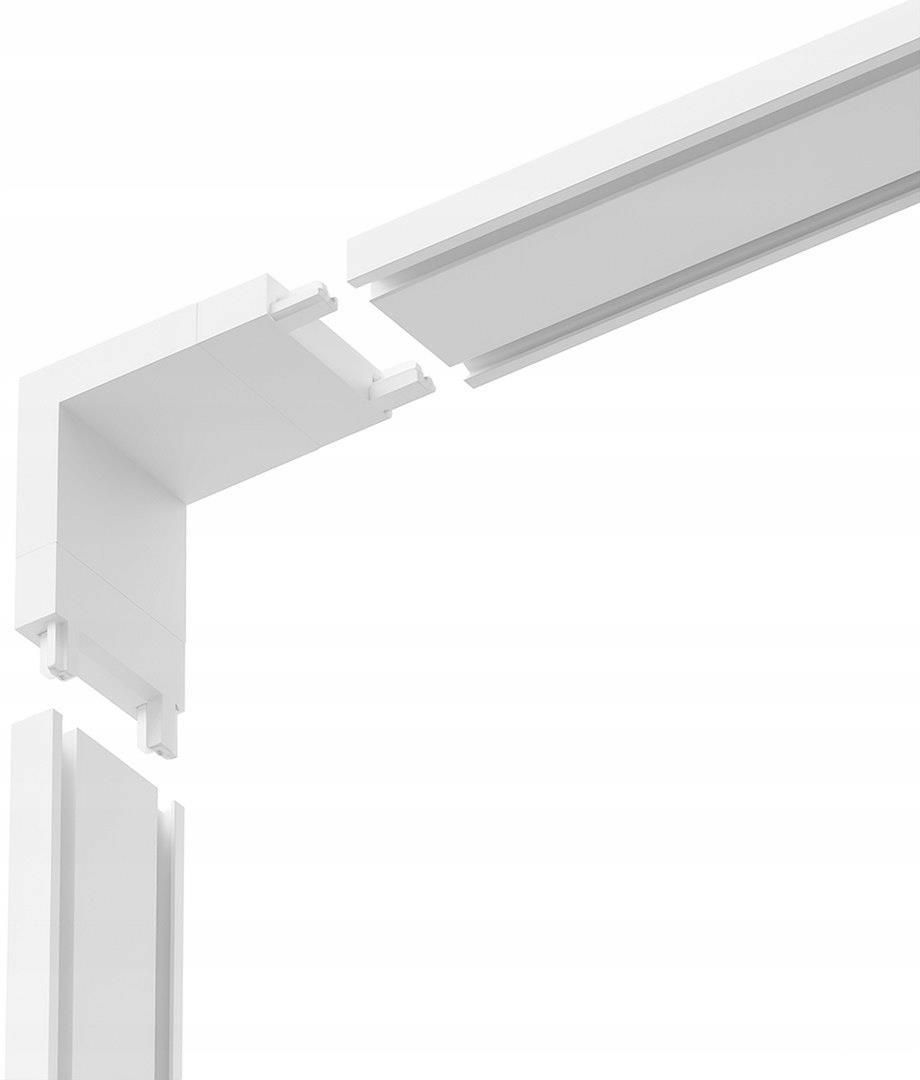 Milagro szynoprzewód Slim Magnetic Track Narożnik Biały dół L ...
