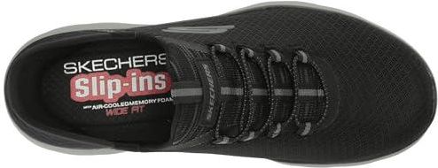 Skechers Męskie mokasyny wsuwane Summits High Range, Czarny węgiel ...