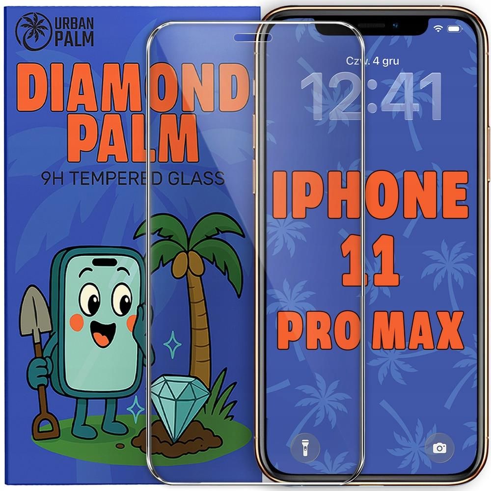 Urbanpalm Szkło Hartowane 9H Diamond Palm Do Apple Iphone 11 Pro Max ...