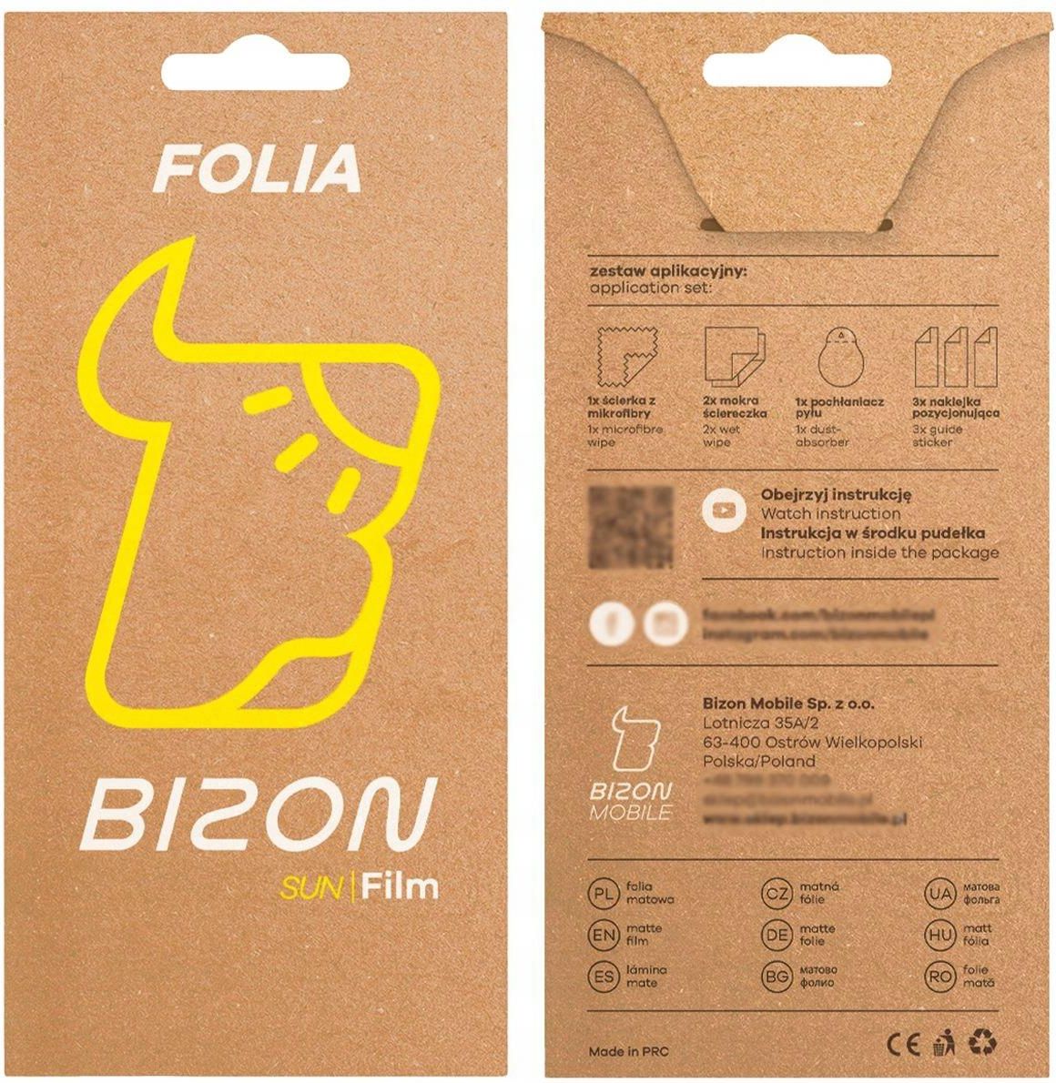 Bizon Folia Matowa Do Oneplus 15 Folijka Na Telefon Osłona Ekranu ...