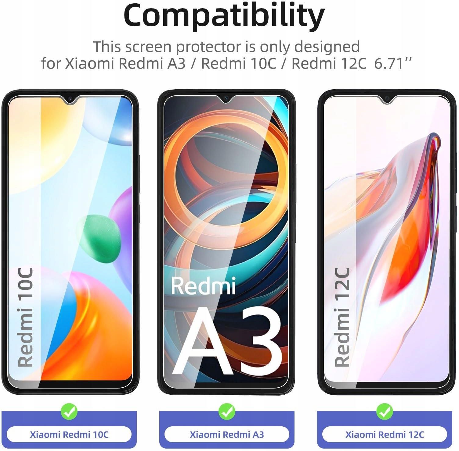 Myls 3X Szkło Hartowane Do Xiaomi Redmi A3 Oleofobowe - Opinie i ceny ...