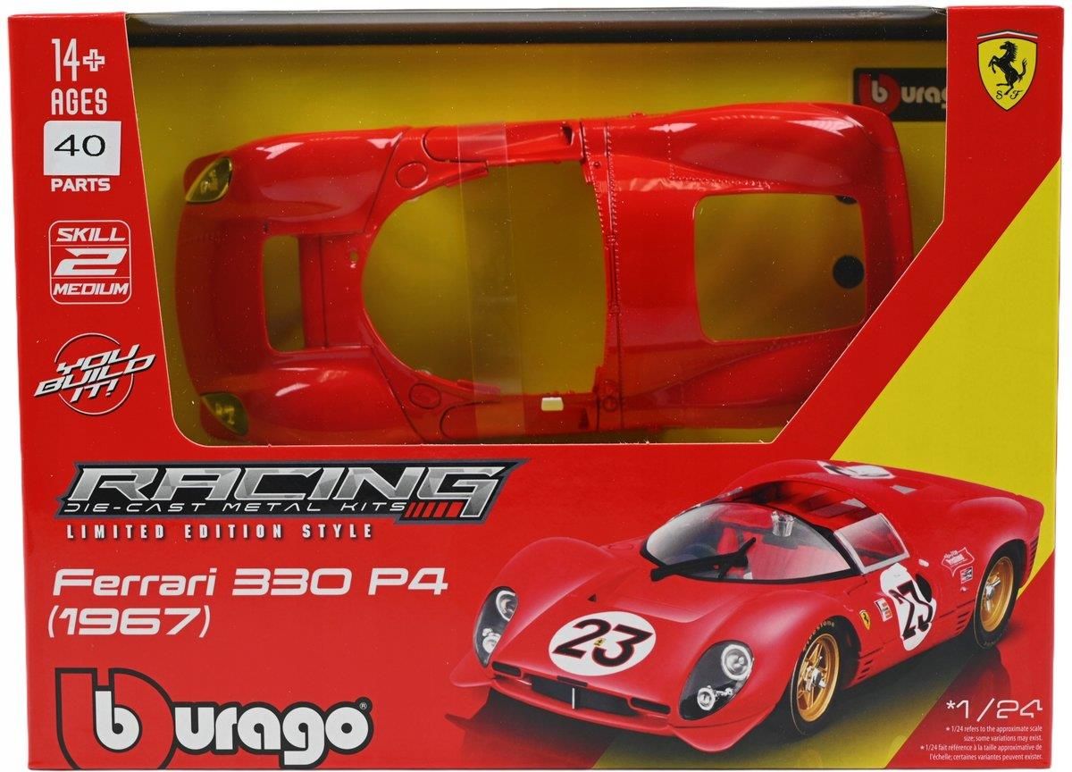 Bburago Ferrari 330 P4 Daytona 1:24 Kit 18-26588 Samochód Model Do ...