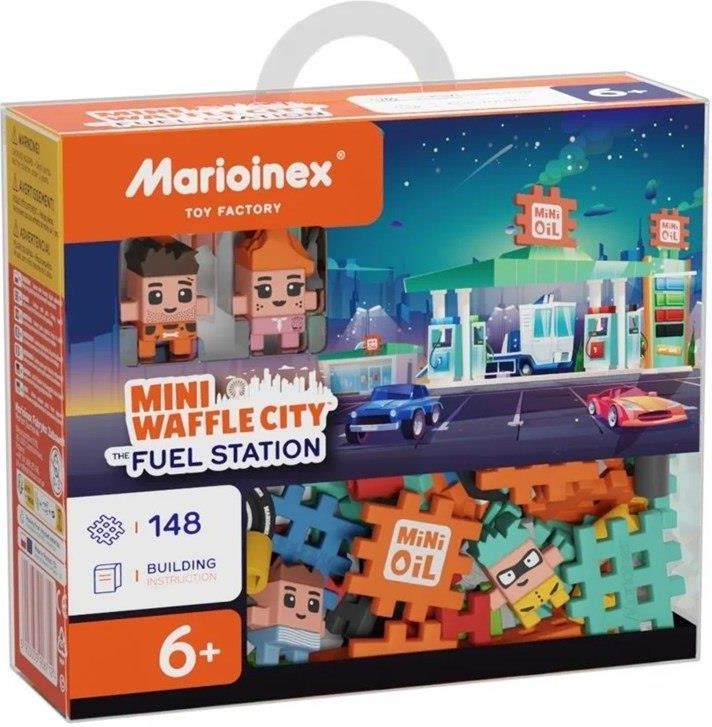 Marioinex Klocki Mini Waffle City Stacja Paliw 148 Elementów - ceny i ...