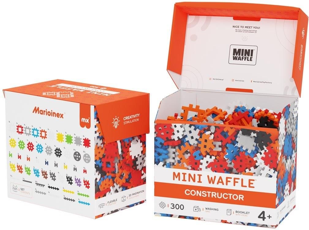 Marioinex Klocki Mini Waffle Konstruktor 300 Elementów - ceny i opinie ...