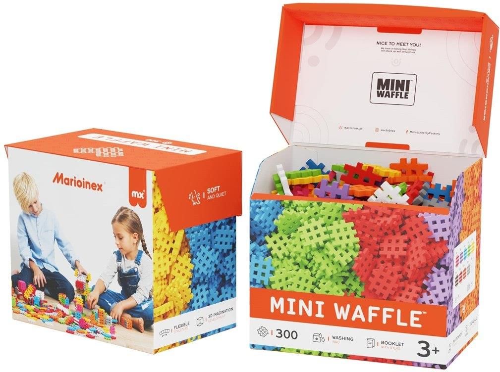 Marioinex Klocki Mini Waffle 300 Elementów - ceny i opinie - Ceneo.pl