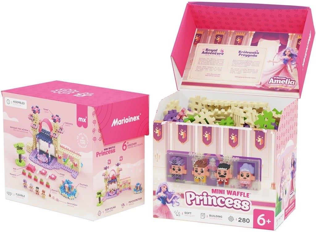 Marioinex Klocki Mini Waffle Princess Księżniczka 280 Elementów - ceny ...