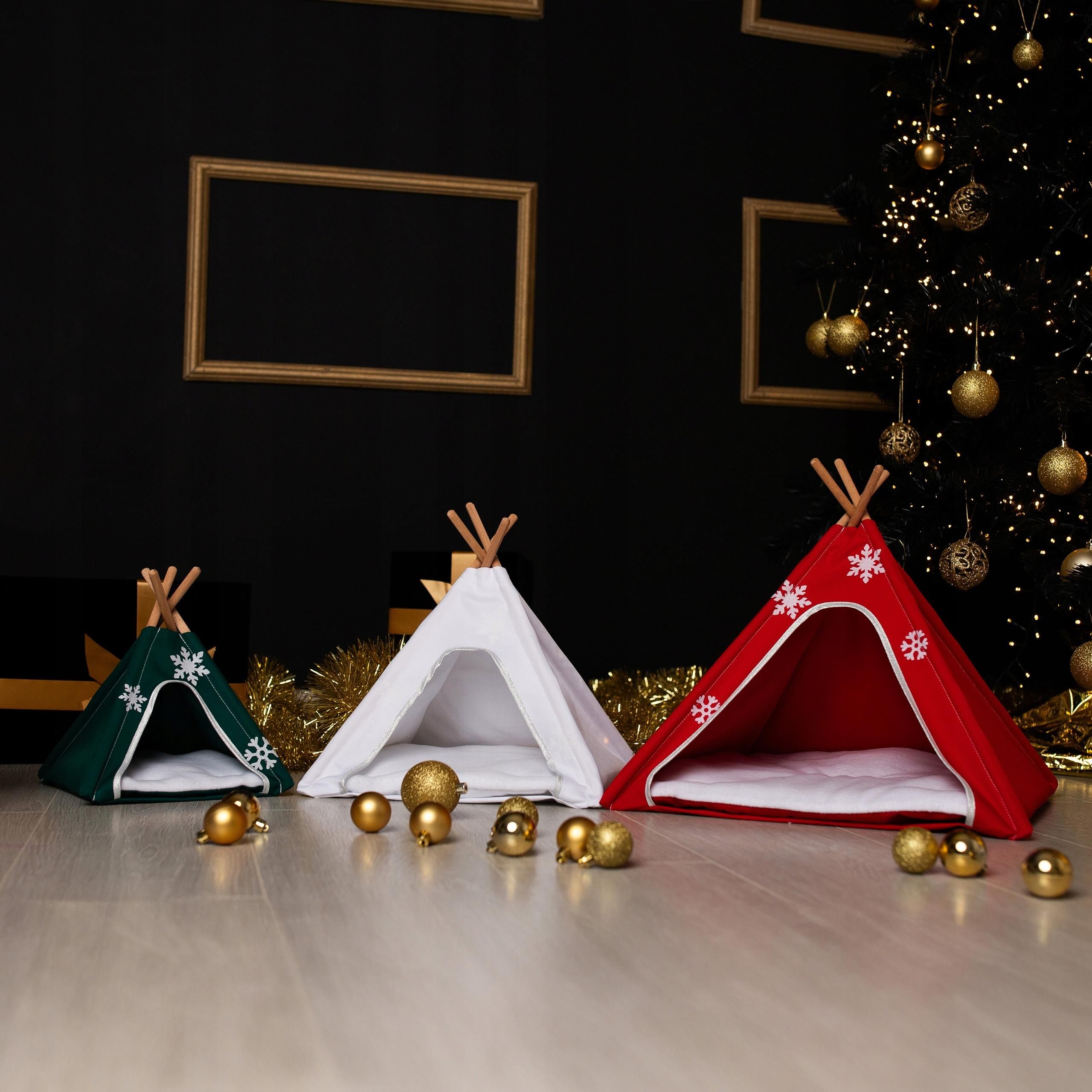 Manufaktura Szpunar Tipi Domek Dla Kota Dla Psa Na Święta Legowisko Dla ...