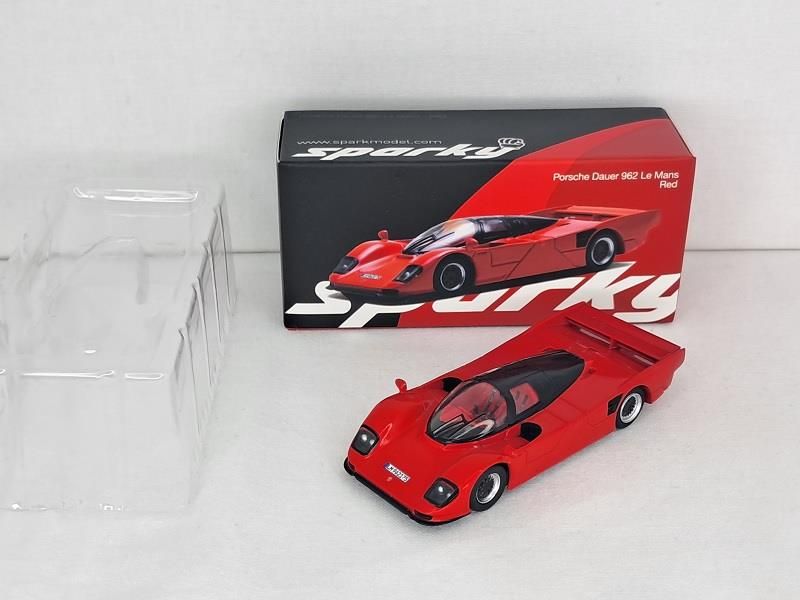 Spark Sparky 1:64 Porsche Dauer 962 Le Mans 1993 Red 64051 - Ceny i ...