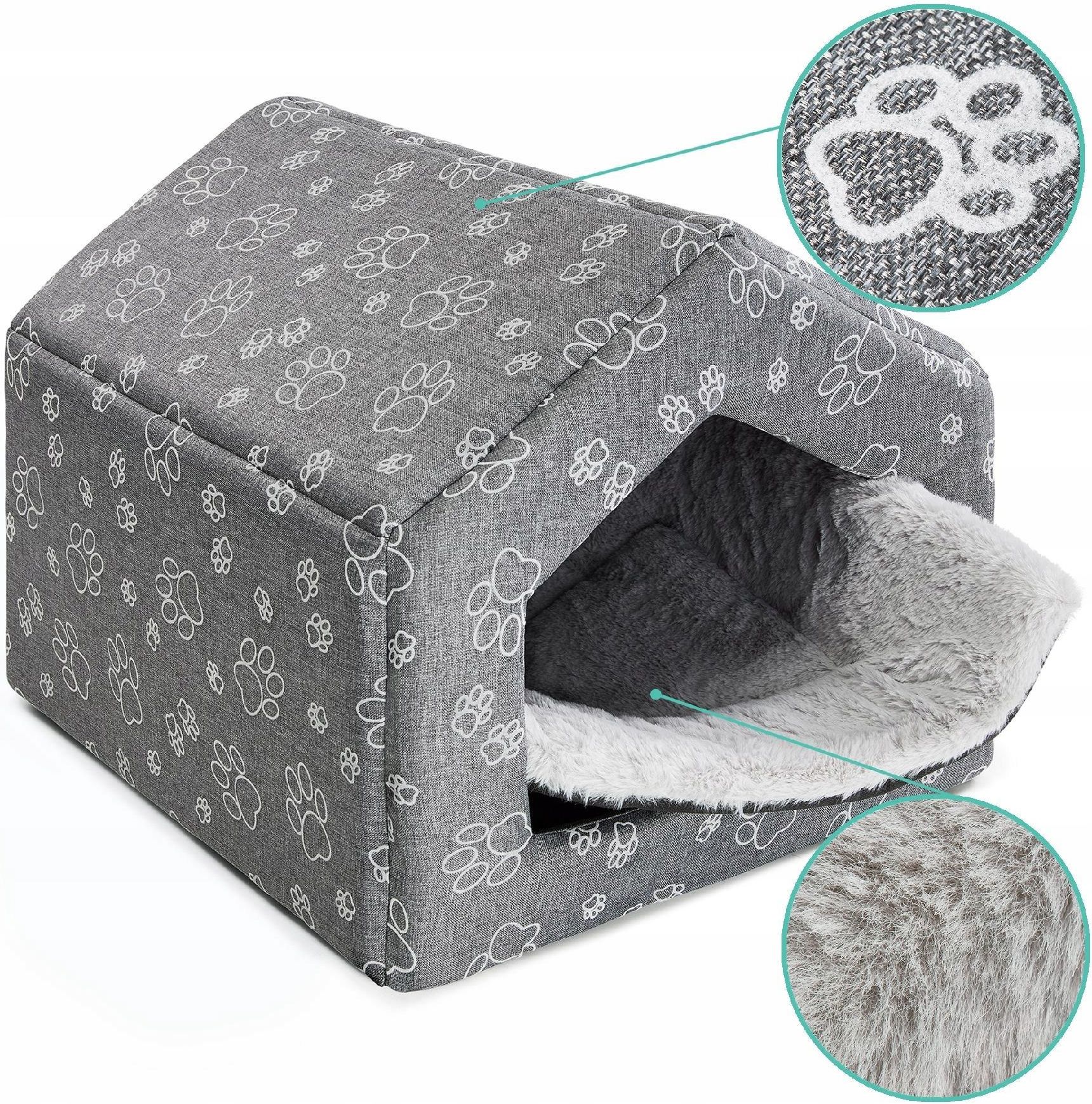 Superkissen24 Domek Domowa Buda Legowisko Dla Psa Kota Przytulne W ...