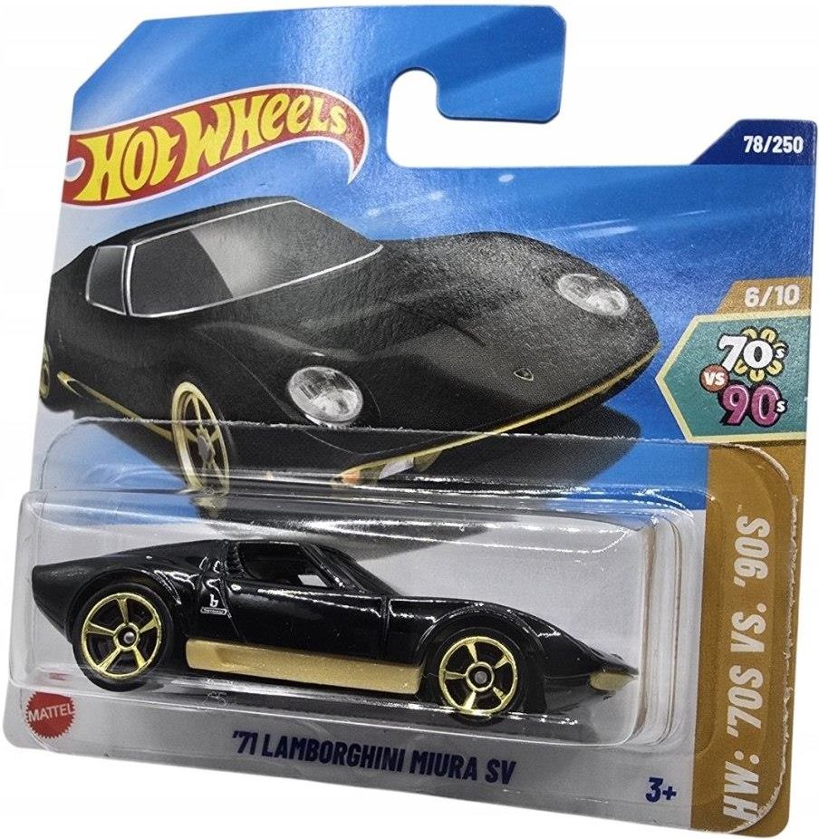 Hot Wheels '71 Lamborghini Miura Sv HYX73 - Ceny i opinie - Ceneo.pl